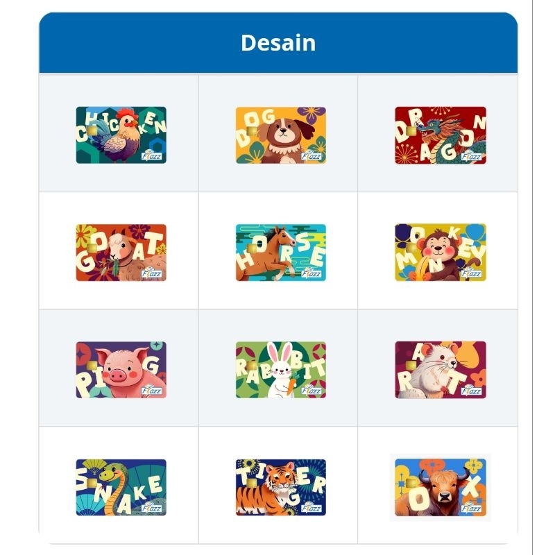 Jual Flazz BCA Gen 2 - SHIO 1 SERI (12 SHIO) | Shopee Indonesia