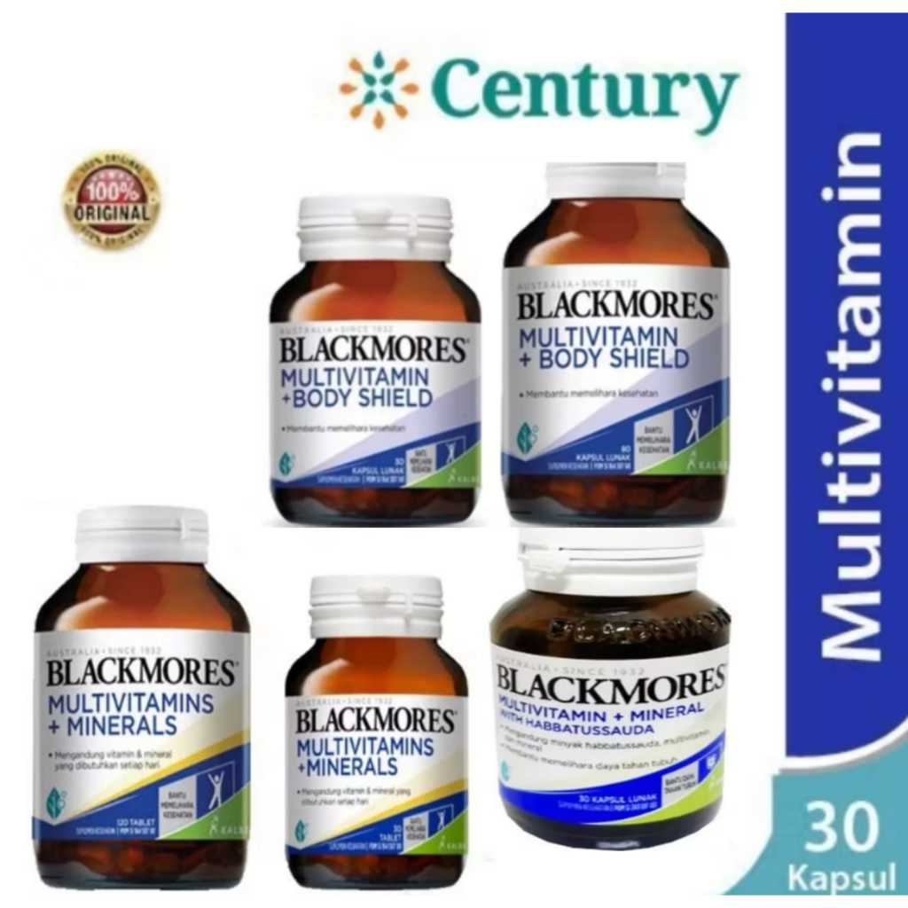 Jual Blackmores Multivitamins + Minerals 30 & 60 Tablet / Suplement ...