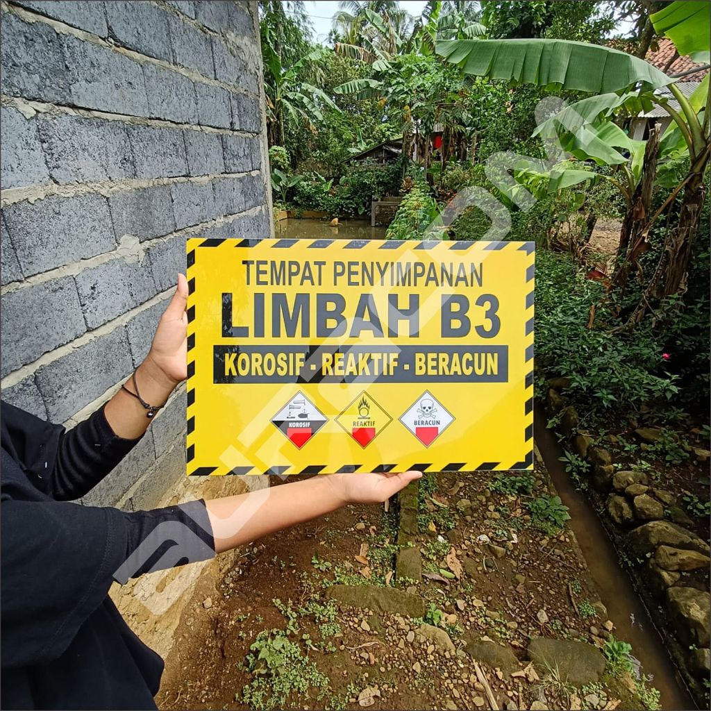 Jual AKRILIK & STIKER - TEMPAT PENYIMPANAN SEMENTARA LIMBAH B3 - CUSTOM ...