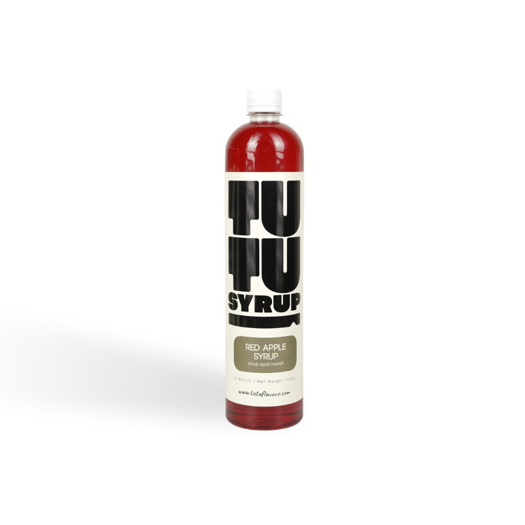 Jual Tutu Flavors Red Apple Syrup 1000ml - Sirup Apel Merah | Shopee ...