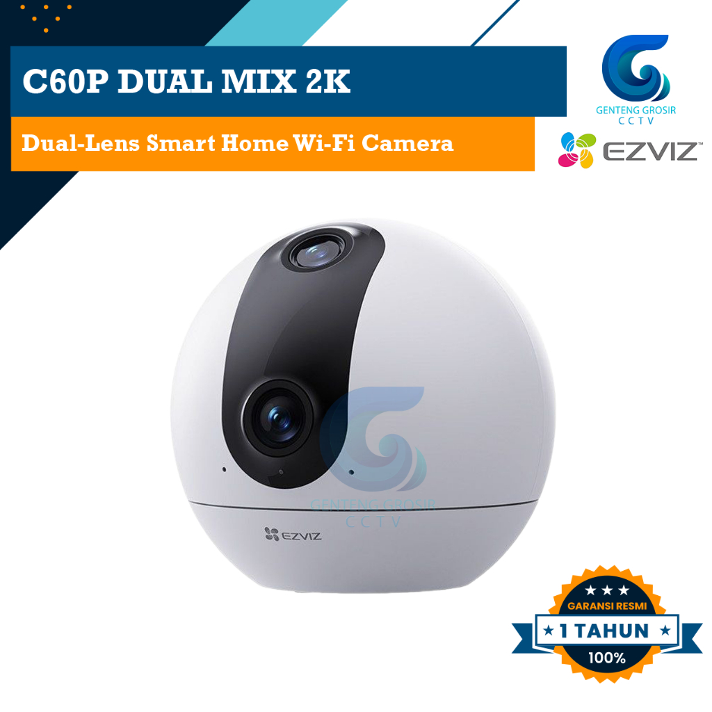 Jual EZVIZ C60P Dual Mix 2K Camera Smart Home Wi-Fi | Shopee Indonesia