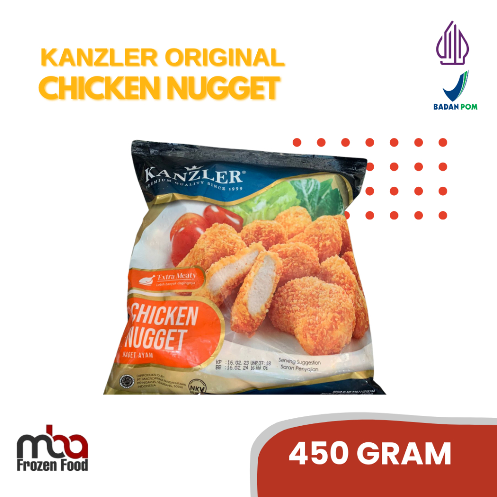 Jual Kanzler Chicken Nugget Original 450gr /Nugget /AyamTepung ...