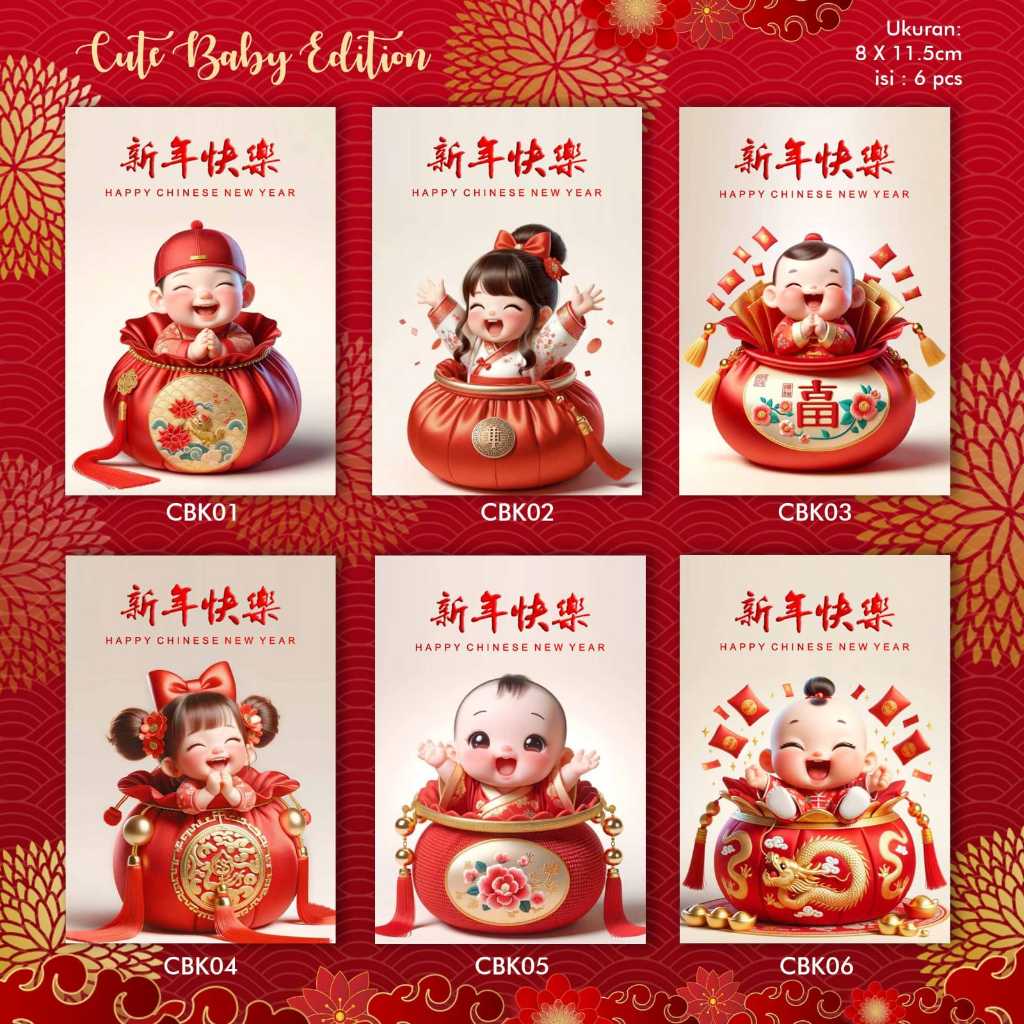 Jual AMPLOP ANGPAO TAHUN BARU CHINESE IMLEK MODEL PENDEK ANGPAU CNY ...