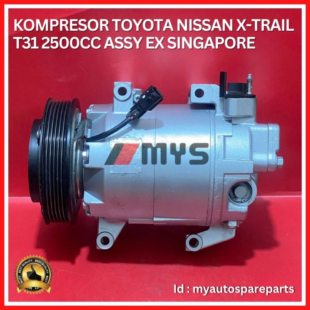 Jual KOMPRESOR AC Mobil NISSAN X-Trail T31 2500CC XTRAIL 2.5 COMPRESSOR EX SINGAPORE | Shopee ...