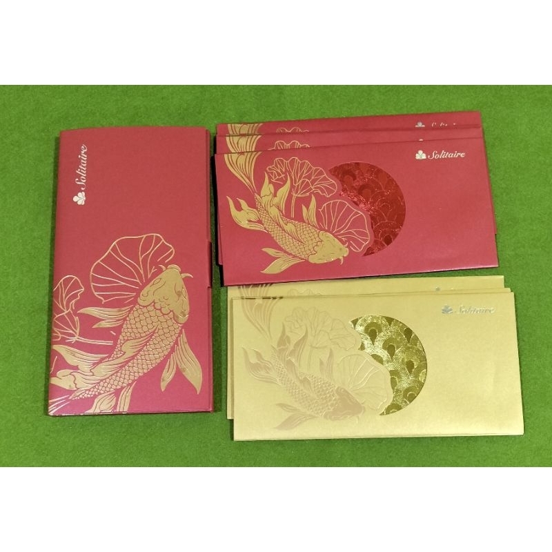 Jual 1 pak = 2 Angpao / 1pak = 10 Angpao Imlek BCA Solitaire 2025 ikan ...