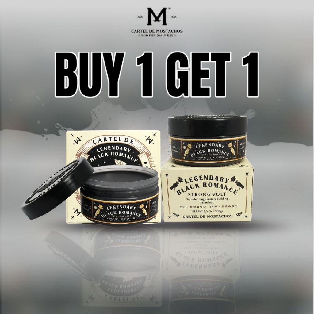 Jual B1G1 POMADE !!! Buy 1 Get 1 Pomade oil - Mostachos Oil Based ...
