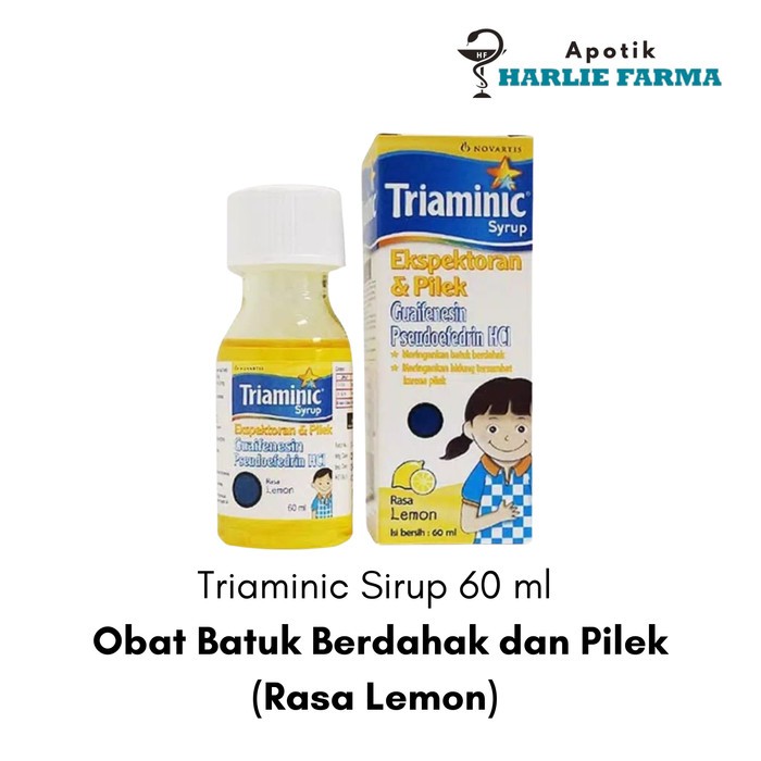 Jual Triaminic Sirup 60ml (Rasa Lemon) - Meredakan batuk berdahak dan ...