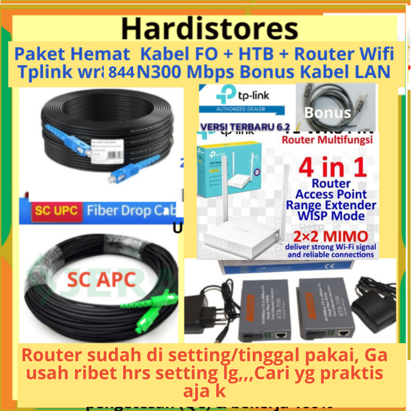 Jual Kabel Fiber Optik Dropcore FTTH Kabel FO Precon 250m Bundling HTB ...