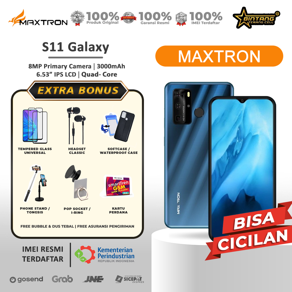 Jual Maxtron S11 Galaxy RAM 4/32GB Layar 6,6" Garansi Resmi | Shopee ...