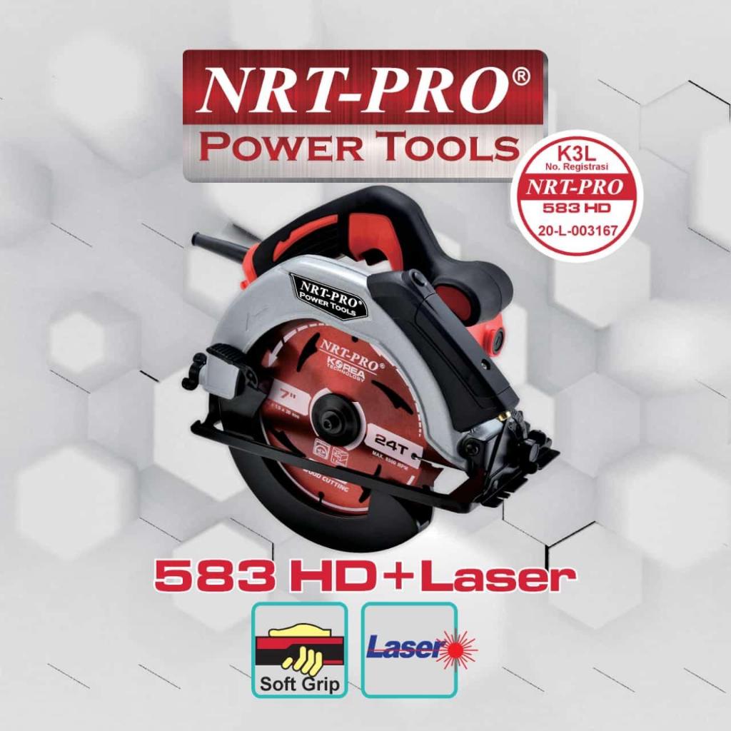 Jual CIRCULAR SAW NRT 583HD 7" / Mesin Gergaji Potong Kayu Circle 7 ...