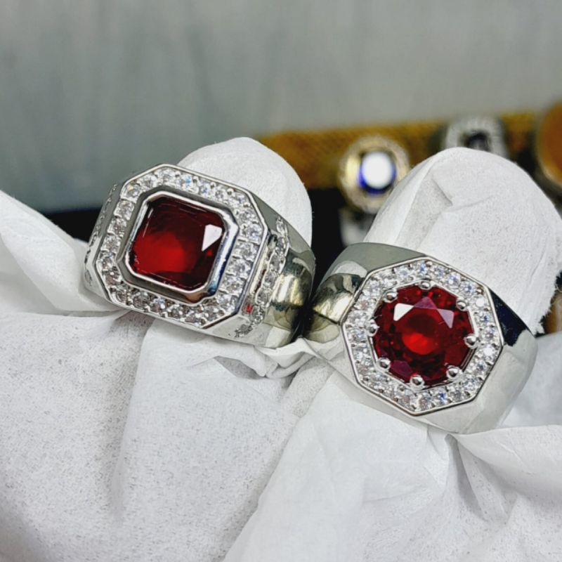 Jual NATURAL CINCIN BATU PERMATA RED TOPAZ - HQ | Shopee Indonesia