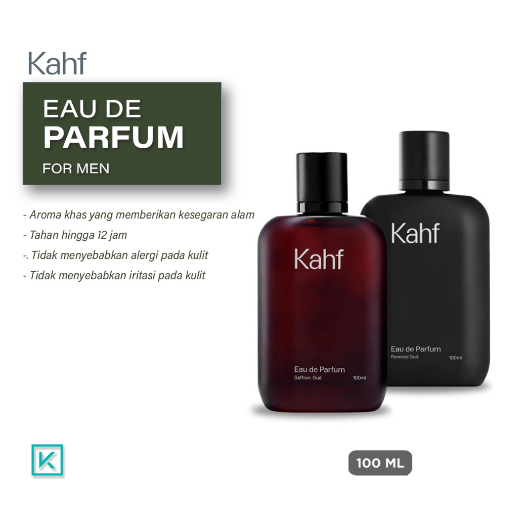 Jual Kahf Eau De Parfum - Parfum Pria Saffron Oud & Revered Oud 100ml ...