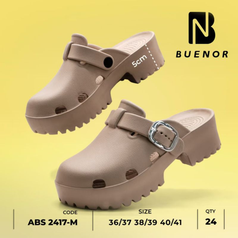 Jual Buenor - Sepatu Sandal Wanita Model Baim/ Clog | Sendal Jelly ...