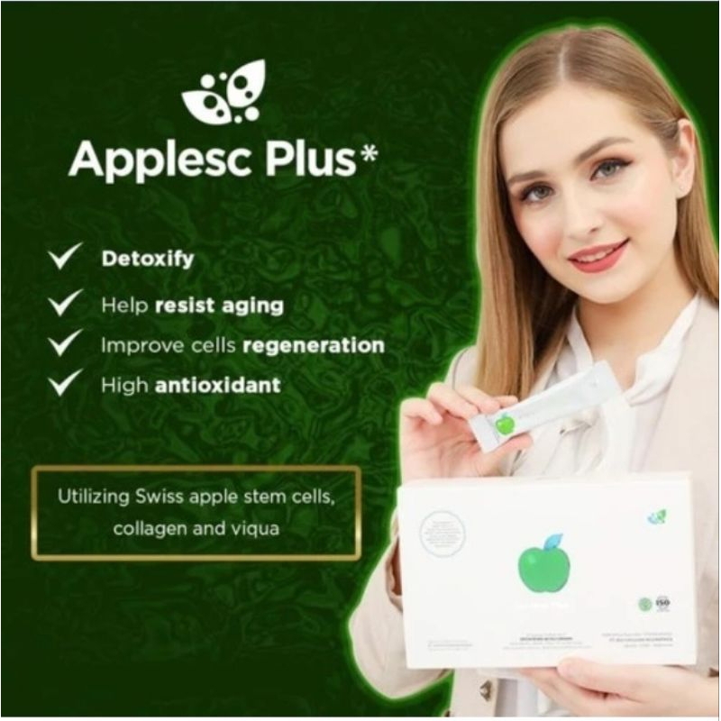 Jual applesc stemcell apple plus Apple SC STEMCELL isi 30 sachet 100% ...
