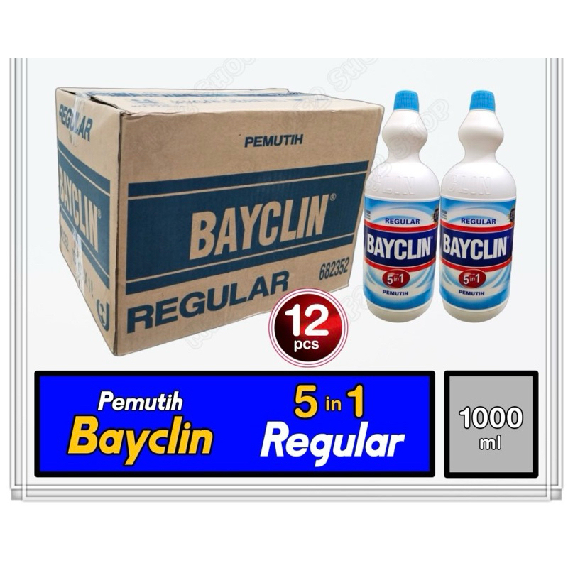 Jual BAYCLIN BOTOL 1000ML DUS ( 12 BOTOL ) | Shopee Indonesia