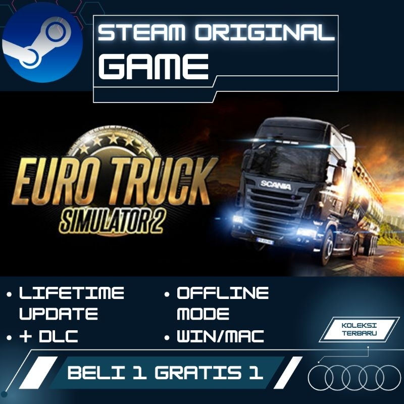 Jual Euro Truck Simulator 2 + American Truck Simulator - Versi Resmi ...