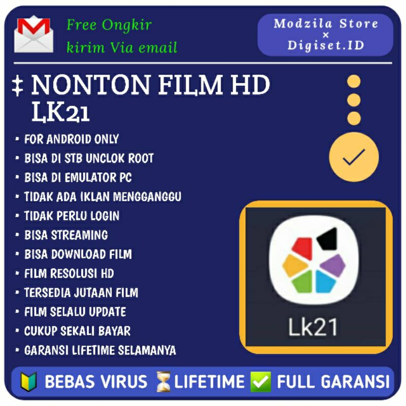 Jual Lifetime Layarkaca21 aplikasi Layarkaca21 Tnpa iklan | Shopee ...