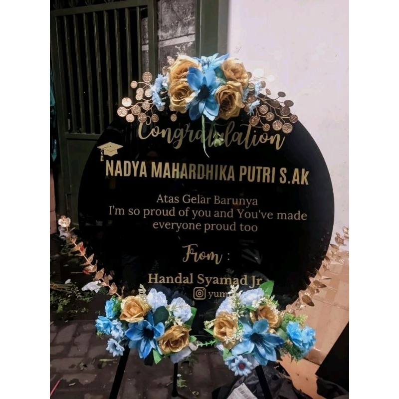 Jual Sticker Cutting Vynil Papan Ucapan Selamat Wisuda Graduation ...