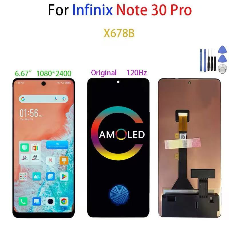 Jual Original AMOLED For Infinix Note 30 Pro x678B LCD Display Touch ...