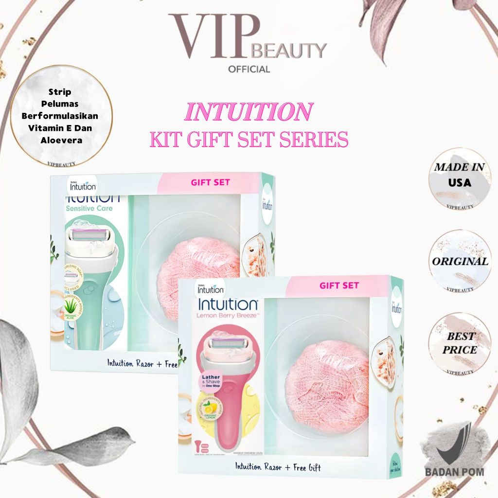 Jual SCHICK Intuition Gift Set - Lemon Berry Breeze | Sensitive Care ...