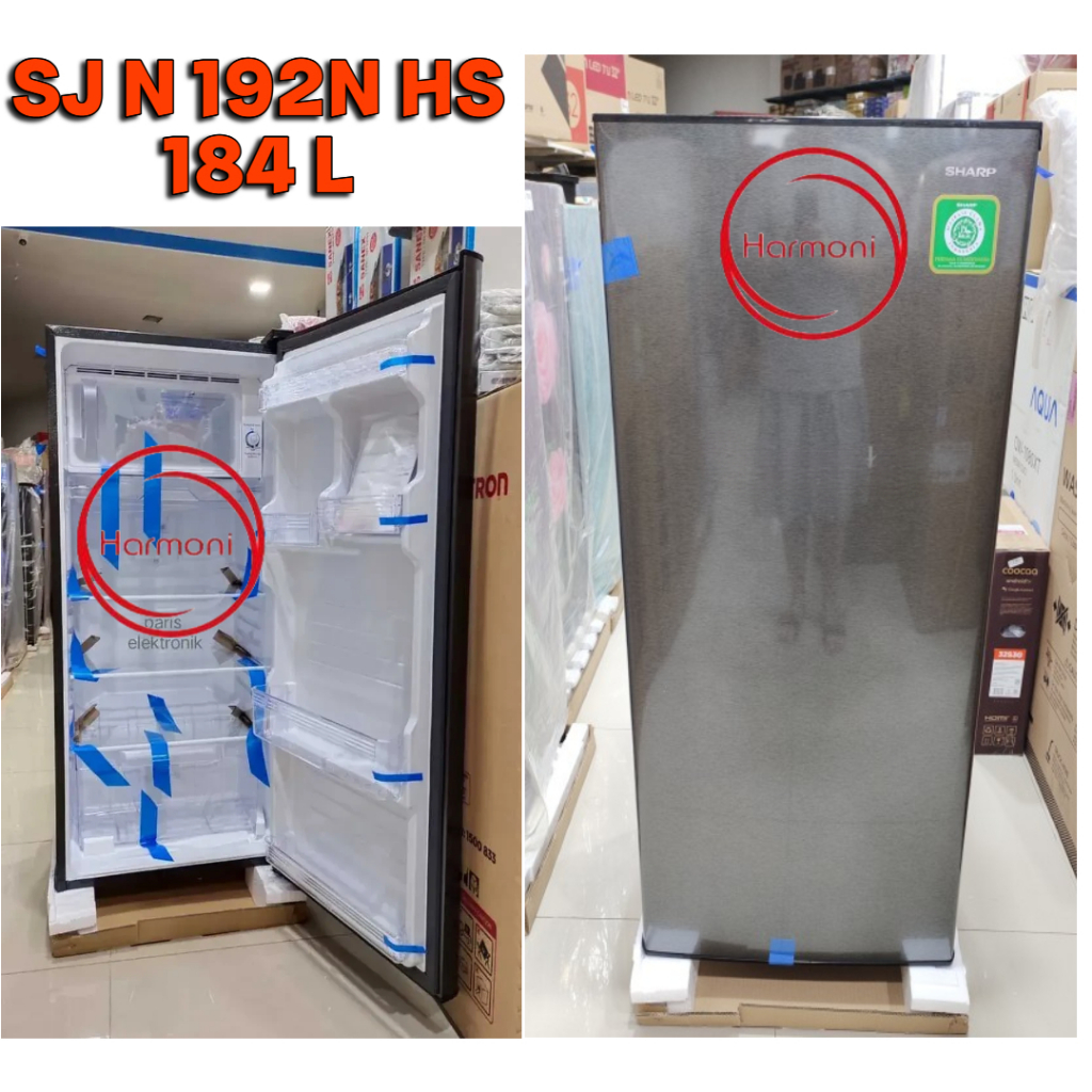 Jual KULKAS SHARP 1 PINTU 184 L KULKAS SHARP 1 PINTU 192N HS LEMARI ES 1 PINTU 192 N HS 184 ...