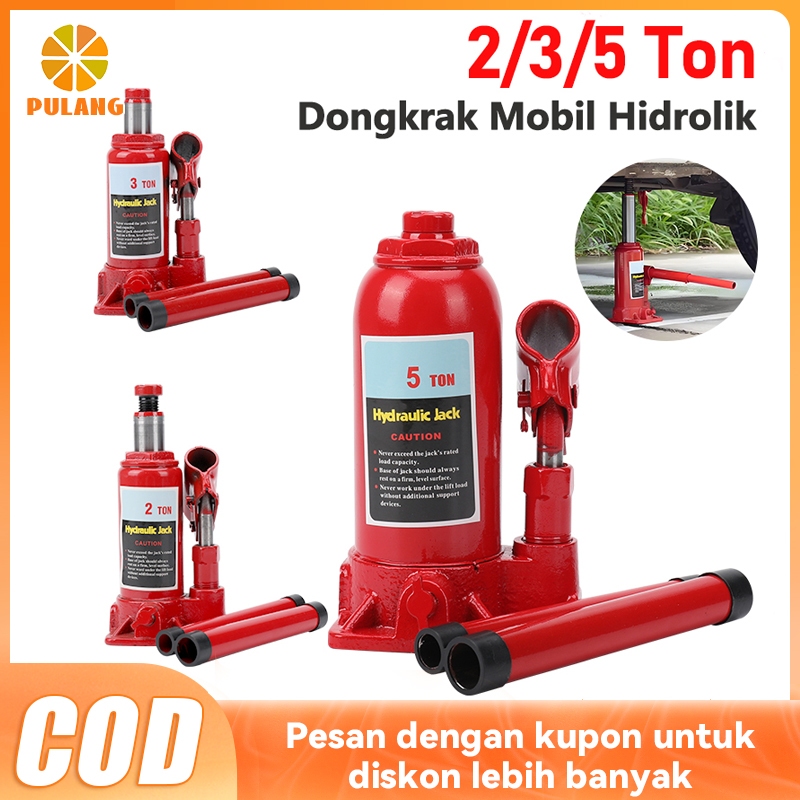 Jual Pulang Dongkrak Botol 2/3/5 Ton Dongkrak Mobil Hidrolik Hydraulic ...