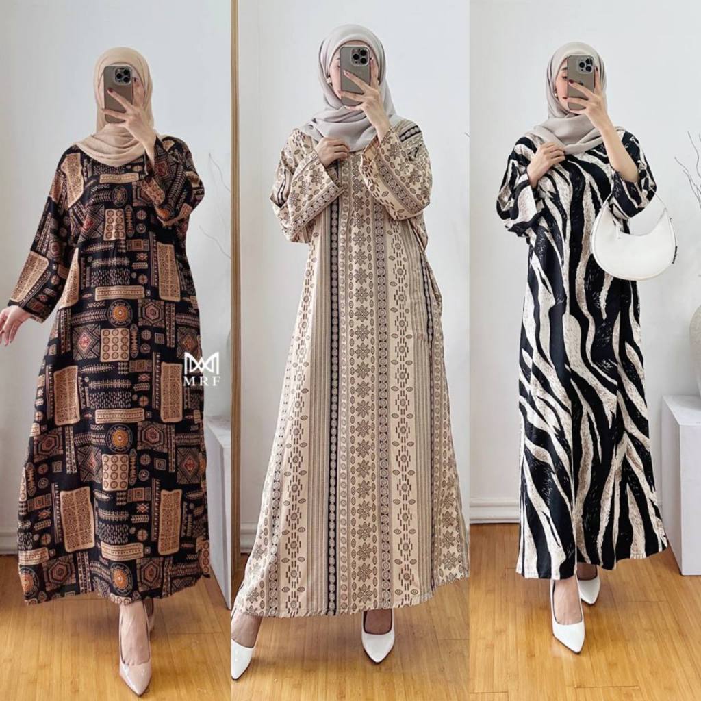 Jual DASTER GAMIS KEKINIAN LENGAN 3/4 HOME DRESS SYAR'I DAILY DRESS ...