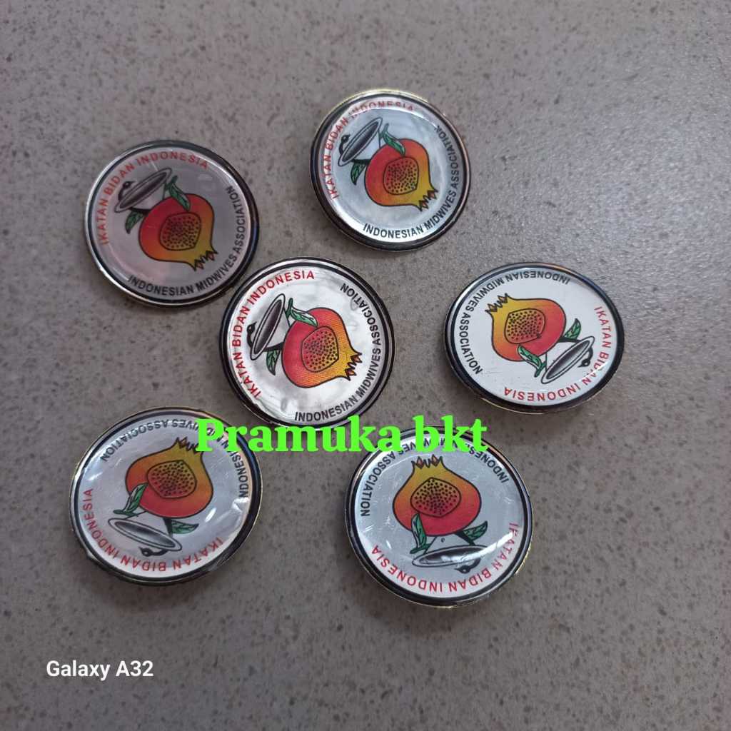 Jual Pin IBI Bidan / Pin IBI Logo Terbaru Ikatan Bidan Indonesia Lapis ...