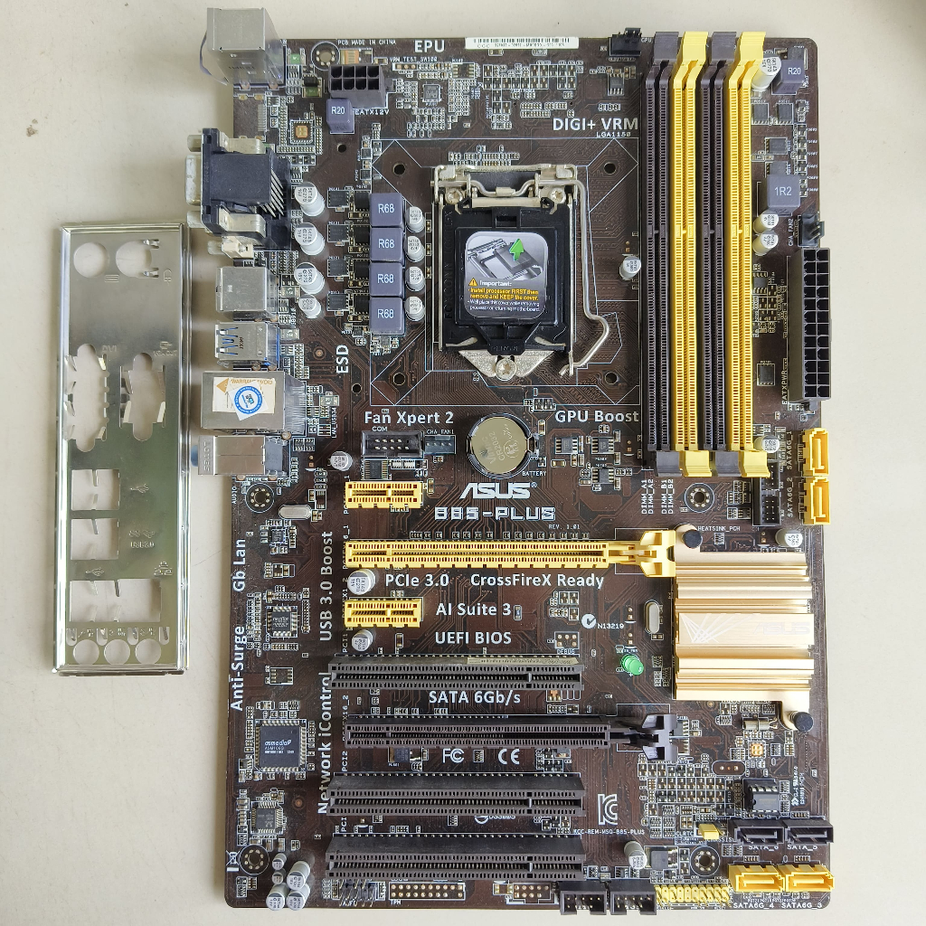 Jual MOTHERBOARD GAMING ASUS B85-PLUS LGA 1150 DDR3 | Shopee Indonesia