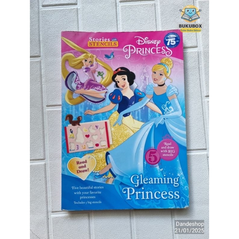 Jual Disney Princess Gleaming Princess _ BAHASA INGGRIS Buku Cerita Anak Bekas Preloved | Shopee ...