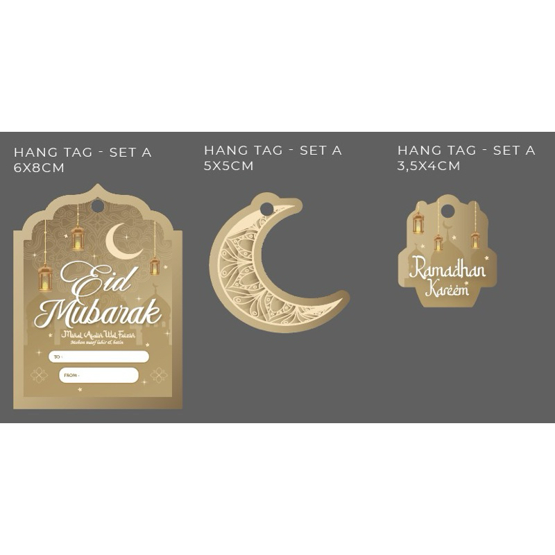 Jual Hang Tag Set Idul Fitri Isi 3PCS Hang Tag Set Lebaran Isi 3 Tag ...
