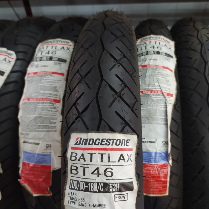 Jual BAN LUAR MOTOR BT46 R BATTLAX UKURAN 110/80-18 TUBELESS TL TAHUN ...