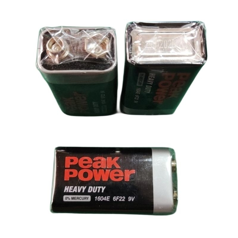 Jual Battery Baterai 9V 6F22 Kotak PEAK POWER / Goldmen | Shopee Indonesia