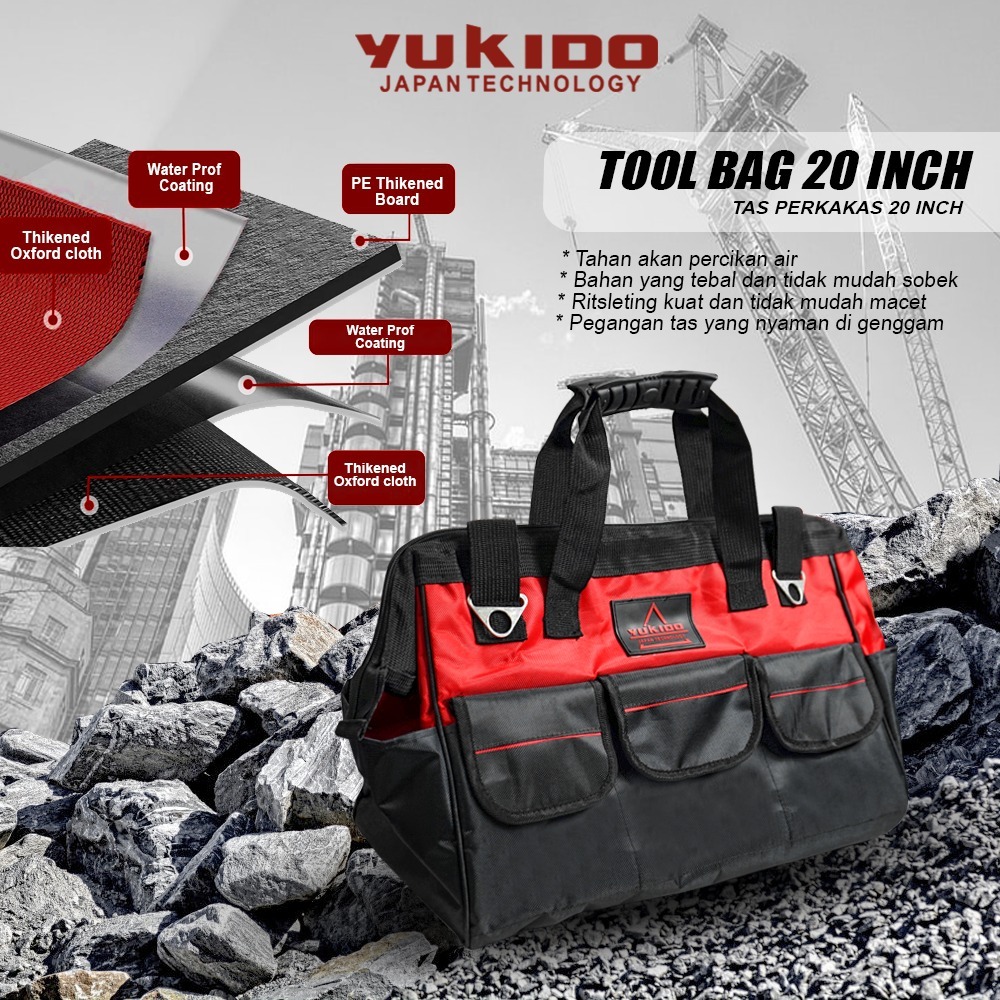 Jual Tas Perkakas Toolkit Toll box | Tool Bag Storage Tahan air dengan ...
