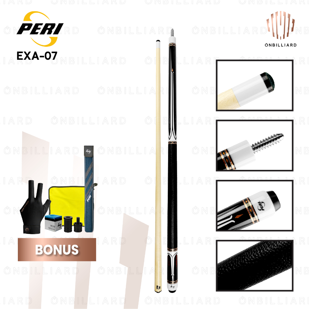 Jual PERI EXA-07 Series Stick Billiard Low Deflection Cue Stick Play ...