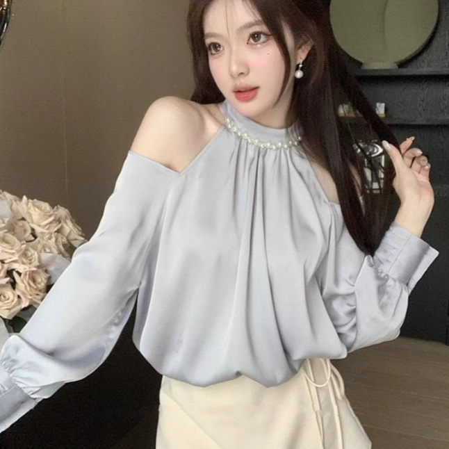 Jual [Premium]99kOutlet Atasan Wanita Top Lengan Panjang Baju Polos ...
