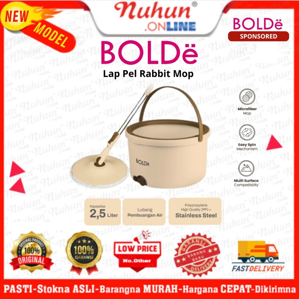 Jual Bolde Alat Pel Lantai Rabbit Mop B/P | Shopee Indonesia