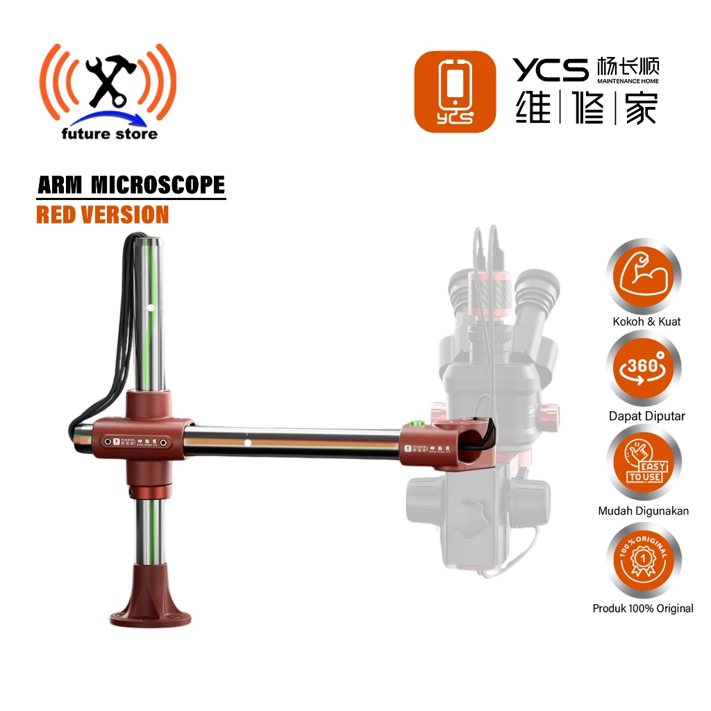 Jual YCS Repairer Shenlong Arm Microscope Swing Arm Bracket (Red ...