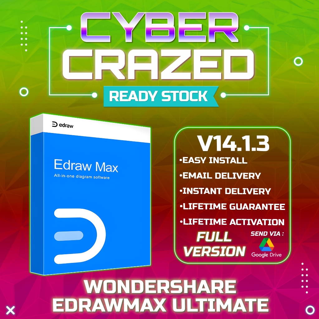 Jual (Win/Mac) Wondershare EdrawMax Ultimate 14.1.3.1228 Full Version (Versi Terbaru) | Shopee ...