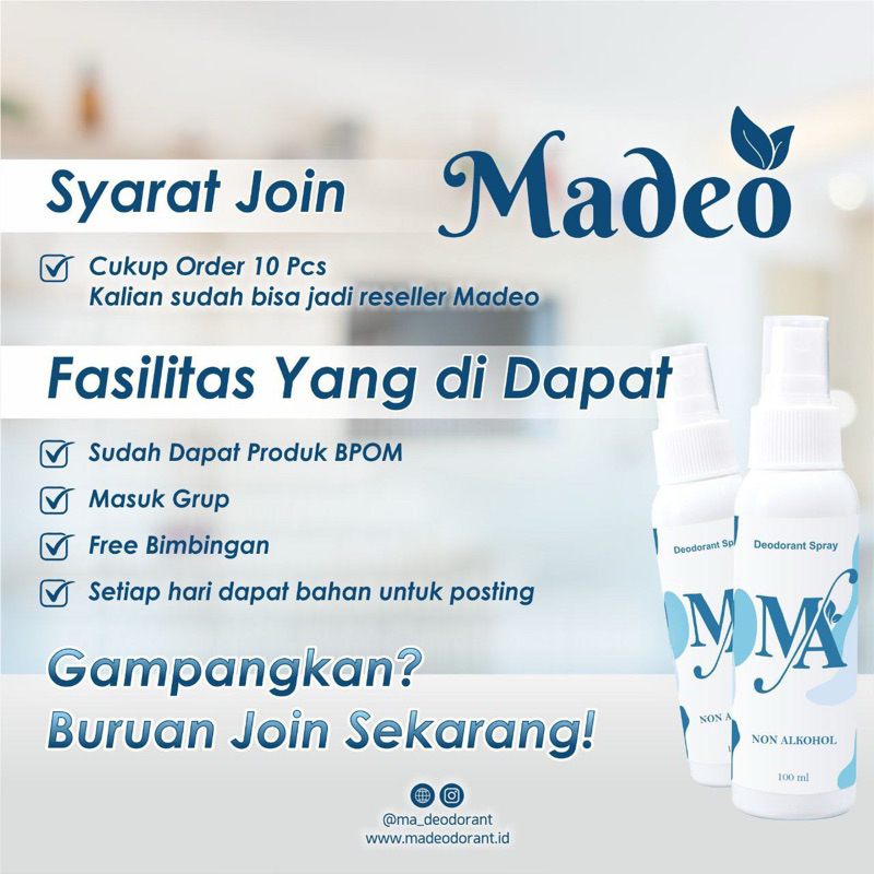 Jual Paket Reseller MA Deodorant Isi 10pcs | Shopee Indonesia