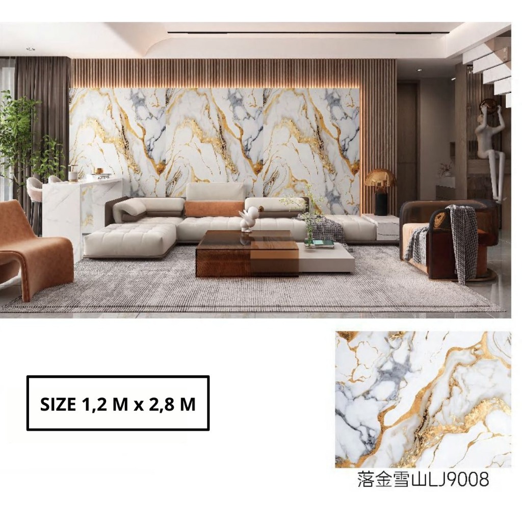 Jual Wallpaper Foam Marble Roll 120 x 280 CM Tebal 2mm Vinyl Marbel ...