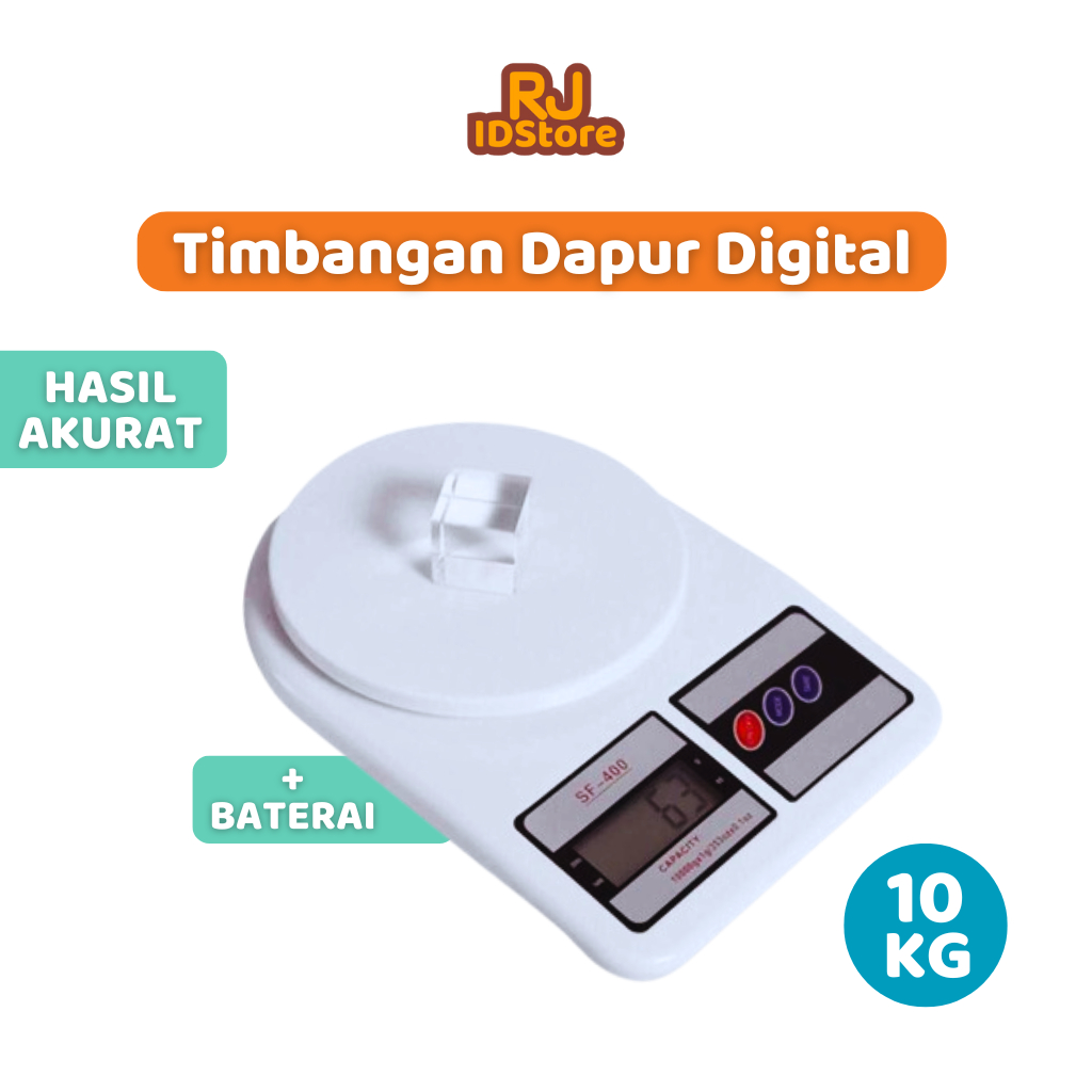 Jual Timbangan Dapur Tepung Bumbu Digital 10 kg Elektrik Portable ...