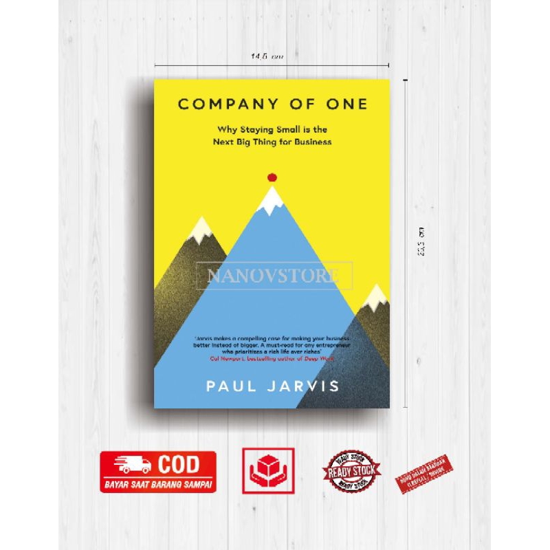 Jual Company Of One Why Staying Small Is The Nex Big Thing For Business – Paul Jarvis (English ...