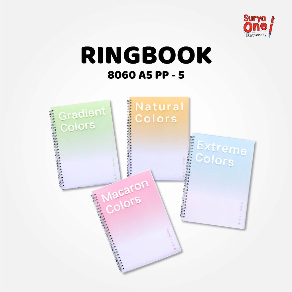 Jual Ring Book Greebel A5 60 Lembar 8060 A5 PP-5 / Agenda / Buku ...