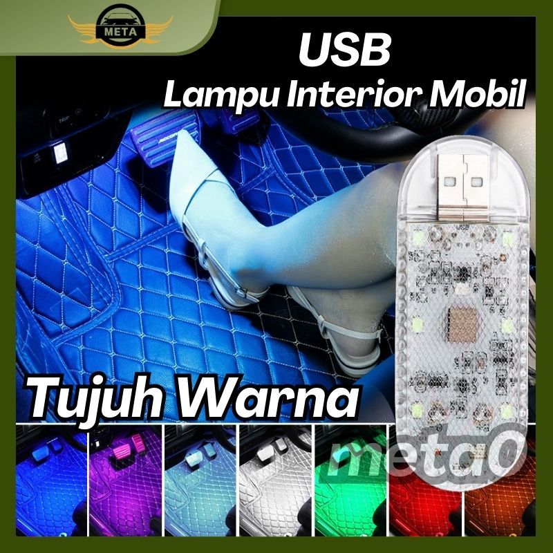 Jual Lampu Interior Mobil LED 7 Warna RGB Lampu Kolong Motor Touch ...