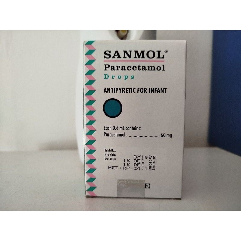 Jual Sanmol Paracetamol Drops 60mg | Shopee Indonesia