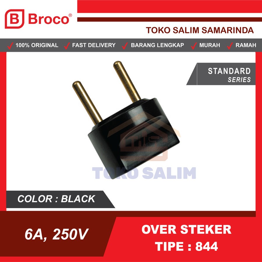Jual Over Steker / Konverter Gepeng Pipih ke Bulat 844 Broco SNI ...