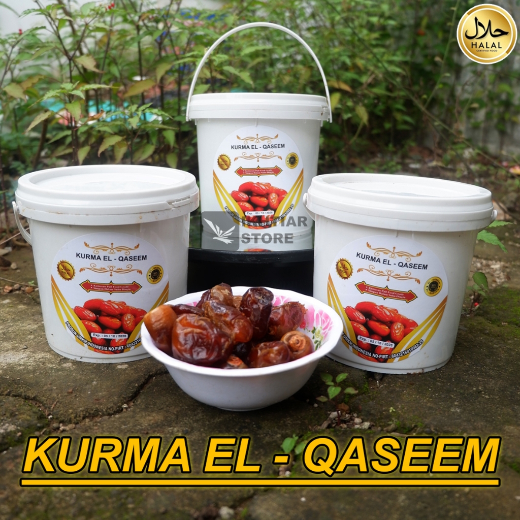 Jual Paket 2 Ember Kurma EL Qaseem Ember / Kurma Sukari Al Qassim Stock ...