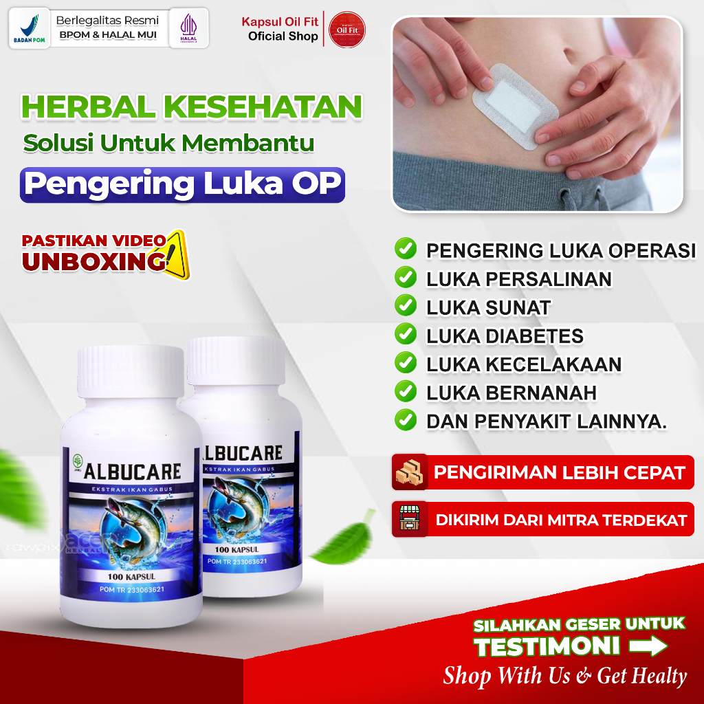 Jual Obat Pasca Operasi Pengering Luka Diabet Luka Sunat Pengering Luka Bernanah Dari Albucare ...