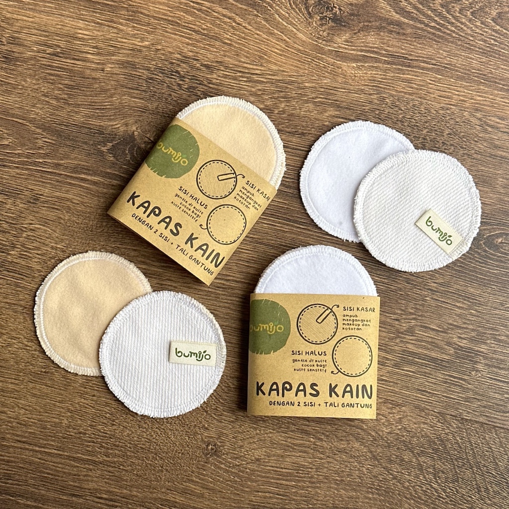 Jual Bumijo Kapas Kain - Reusable Cotton Pads | Shopee Indonesia